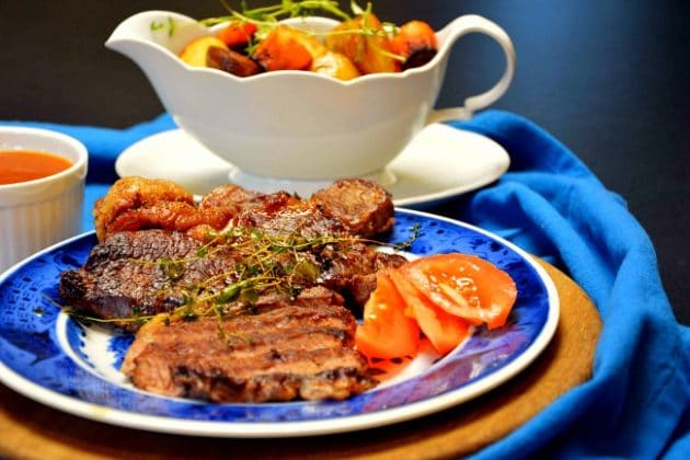 Entrecote opskrift - Skøn og lukseriøs entrecote med whiskeysovs